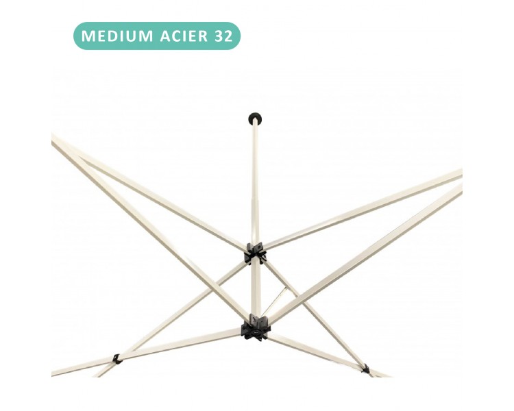 structure only for steel folding tent 30MM- 3X3/3X4.5/3X6