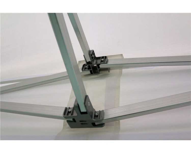 FOLDING TENT 3X3M IN ALU PRO+ 55MM WITH 520G TARPAULIN PVC